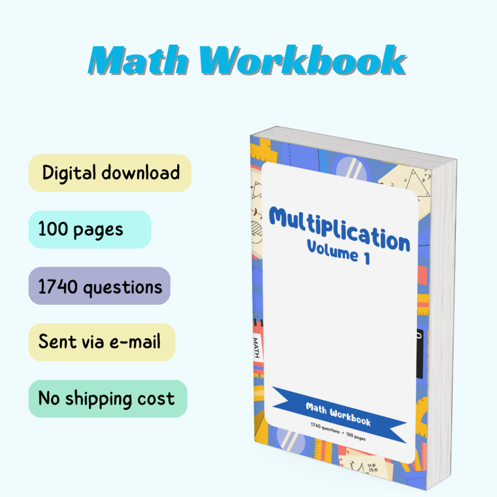 Download PDF of Multiplication Workbook for Grades 3 and 4 of ...