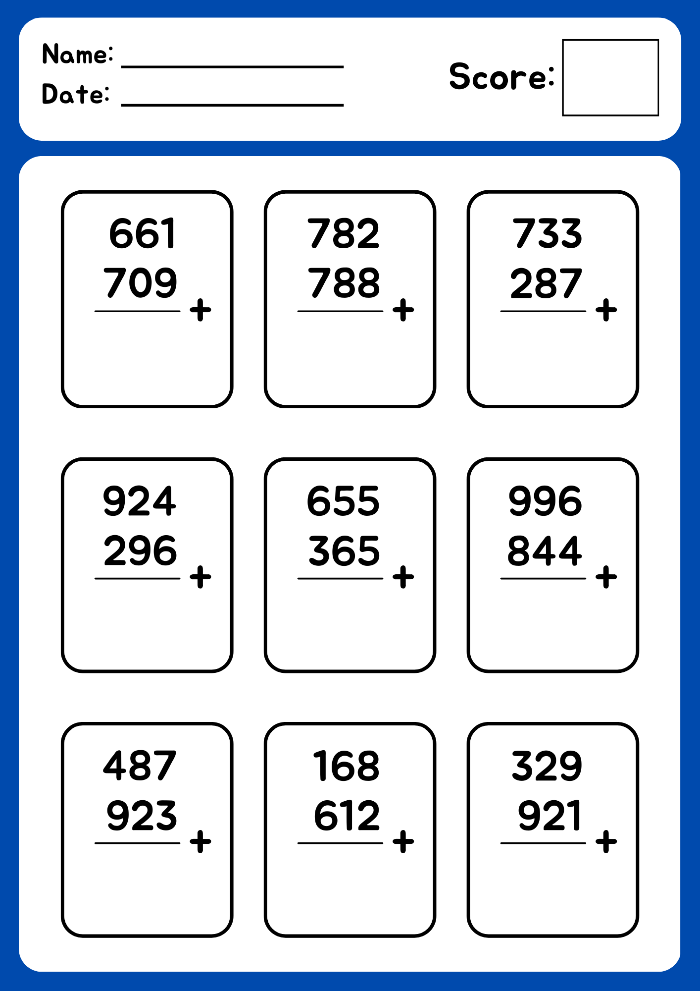 Download PDF of Two-Digit Addition Workbook for Grades 1 and 2 of ...
