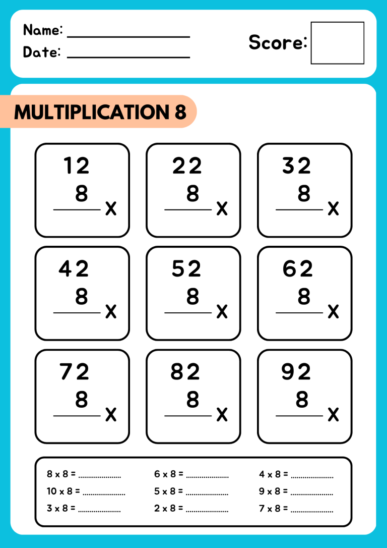Download PDF of Multiplication Workbook for Grades 3 and 4 of ...